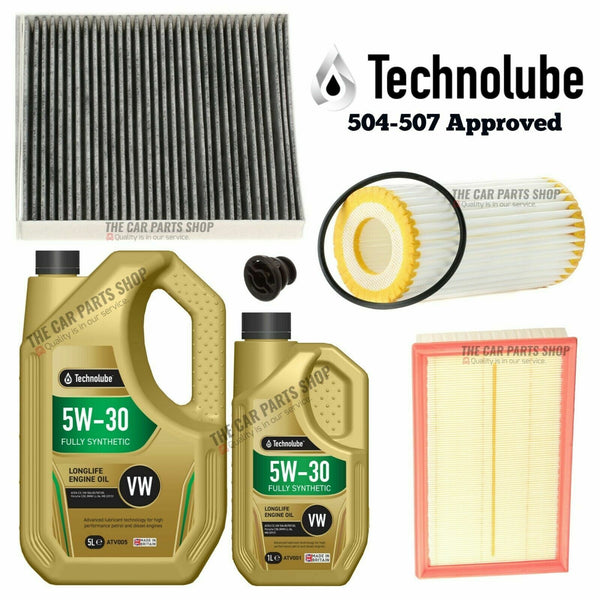 FOR VW GOLF R MK7 SERVICE KIT OIL FILTER AIR FILTER CABIN FILTER 6L 50 ...