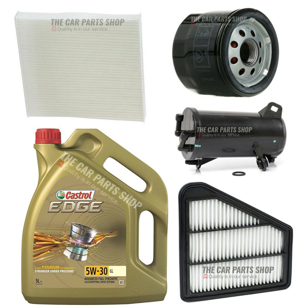 FULL SERVICE KIT FOR HONDA CIVIC 1.6 DIESEL WITH 5 LITRES CASTROL EDGE ...