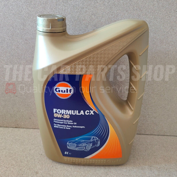 5 LITRES GULF FORMULA CX 5W30 LONGLIFE MOTOR OIL – The Car Parts Shop