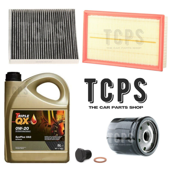 AUDI Q2 1.5 TFSI GA 2016+ FULL FILTER REPLACEMENT KIT WITH 5L 0W20 OIL ...